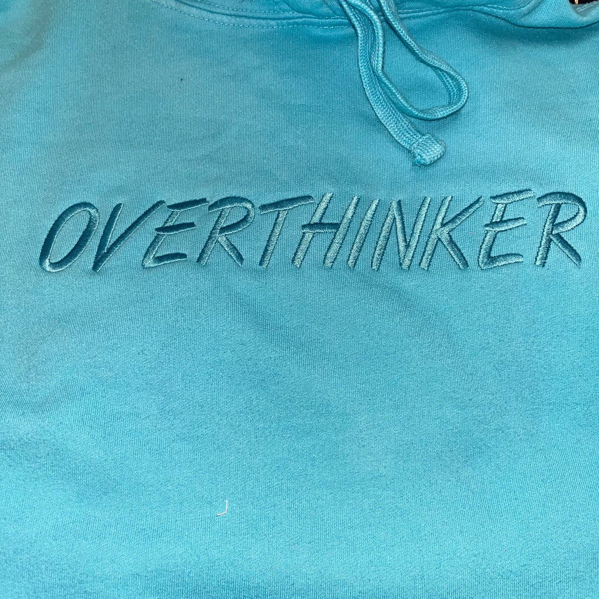 Overthinker Embroidered Hoodie – 49+Pine Collections