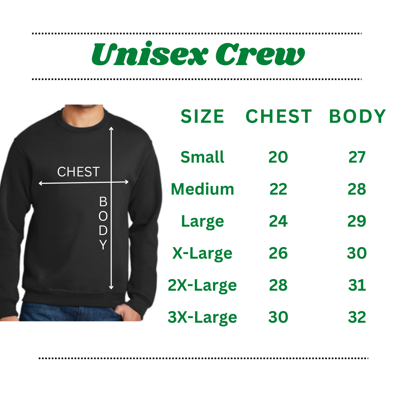Have the Day You Deserve Crew Sweatshirt – 49+Pine Collections